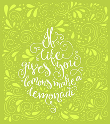 Celebrate life hand lettering typography poster Vector Image