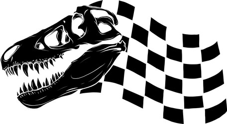 T Rex Head Stencil