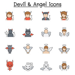Angel Devil Vector Images (over 4,800)