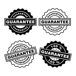 Guarantee rubber stamp icon design templates Vector Image