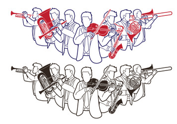 Orchestra Drawing Vector Images (over 4,400)