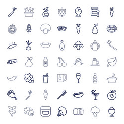 Fresh icons Royalty Free Vector Image - VectorStock