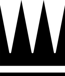 Royal crown duke line style icon Royalty Free Vector Image