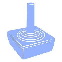 80s joystick controller colorful Royalty Free Vector Image
