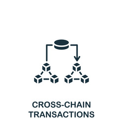 Oracle icon monochrome simple sign from Royalty Free Vector