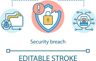 Pretexting concept icon Royalty Free Vector Image