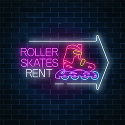 Neon Rollerskates Vector Images (35)