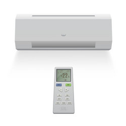 Air conditioner system advertising poster Vector Image