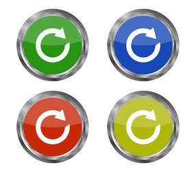 Reload on white background Royalty Free Vector Image