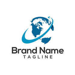 Tree shaped world map Royalty Free Vector Image