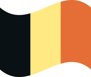Belgium flag official colors national Royalty Free Vector