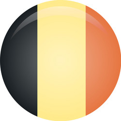 Belgium flag official colors national Royalty Free Vector