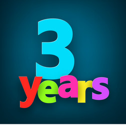 Three Years Vector Images (over 7,900)