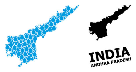 Andhra Pradesh Map Vector Images (over 370)