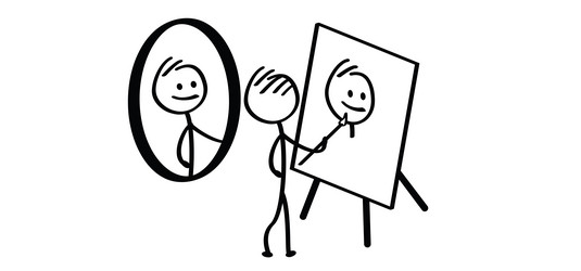 Stick Figure in Mirror Vector Images (over 110)