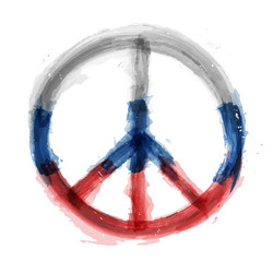 Campaign for nuclear disarmament cnd symbol Vector Image