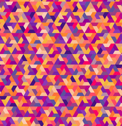 Rainbow color mosaic seamless pattern Royalty Free Vector