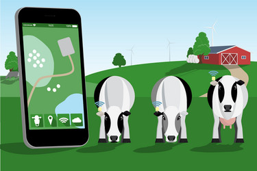 Cattle Grazing Icon Vector Images (over 1,300)