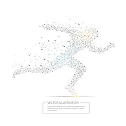 Running man Royalty Free Vector Image - VectorStock