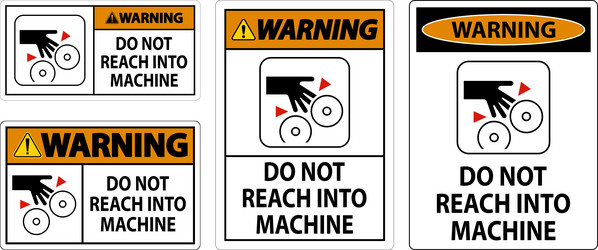 Machine Warning Signs Vector Images (over 8,200)