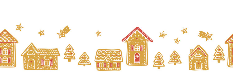 Gingerbread House Border
