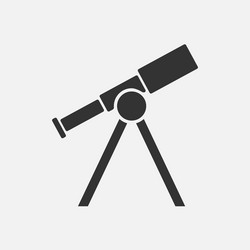 Telescope icon Royalty Free Vector Image - VectorStock