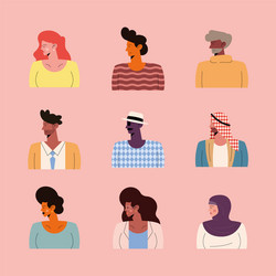 Different Races Vector Images (over 9,700)