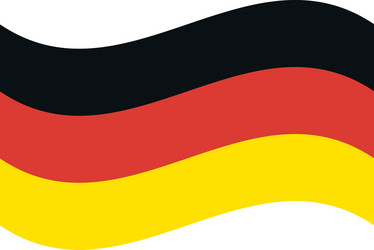 Germany flag official colors and proportion Vector Image