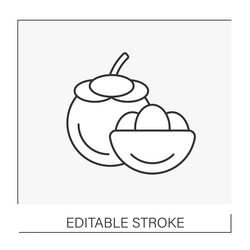 Mangosteen Tree Drawing