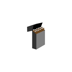 Cigarette logo Royalty Free Vector Image - VectorStock