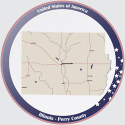 Illinois County Map Vector Images (over 1,100)