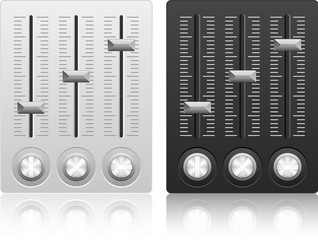 Mixing console Royalty Free Vector Image - VectorStock