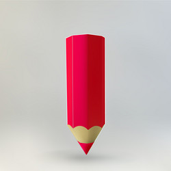 Red pencil icon Royalty Free Vector Image - VectorStock