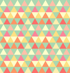 Retro triangle pattern Royalty Free Vector Image