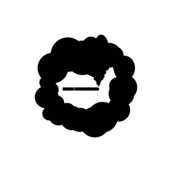 Cigarette logo Royalty Free Vector Image - VectorStock