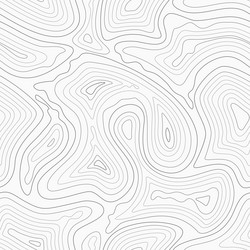 Topographic pattern design with shadows Royalty Free Vector