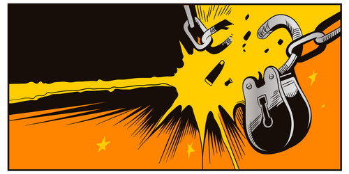 Exploding Chain Vector Images (over 190)