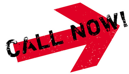 Call now rubber stamp Royalty Free Vector Image
