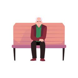 Lonely Old Man Vector Images (over 690)