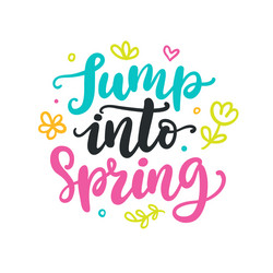 Hello spring emblem Royalty Free Vector Image - VectorStock