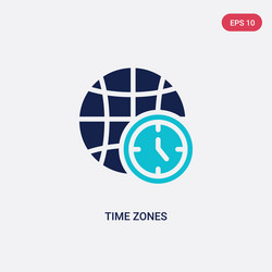 Two color mining work zone icon from maps Vector Image