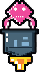 Pixel Monsters Virus Vector Images (over 110)