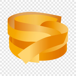 Long pasta icon realistic style Royalty Free Vector Image