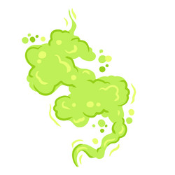 Fart and smell gas stinky cloud effect Royalty Free Vector