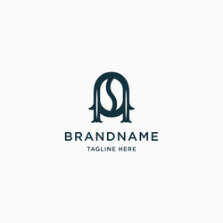 Hell coffee logo design template dark black Vector Image