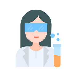 Scientist icon image Royalty Free Vector Image
