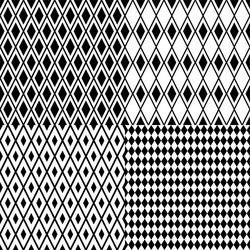 Rhombus seamless pattern simple geometric Vector Image