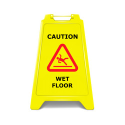 No parking standing caution sign board realistic Vector Image