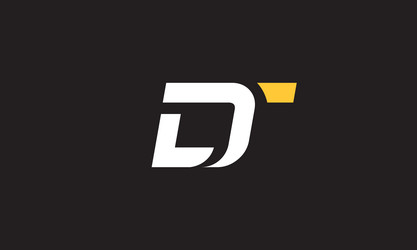Dt logo design modern letter dt monogram logo Vector Image