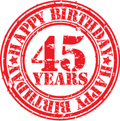 Logo for happy birthday Royalty Free Vector Image